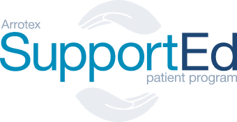 Arrotex SupportEd Patient Program Landing Page